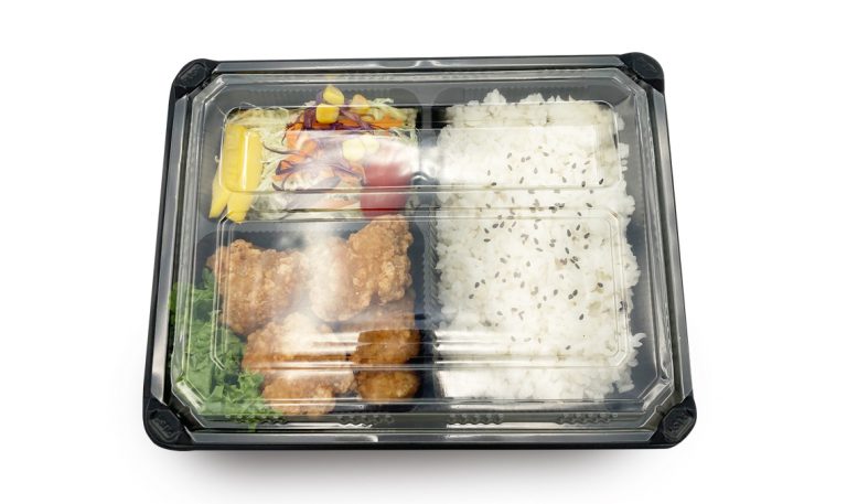 Japanese bento with fried chicken karaage - THAI NIPPON FOODS CO., LTD