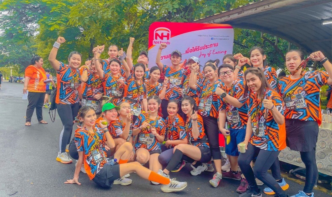 Running together at Hi-Tech Industrial Estate | Thai Nippon Foods