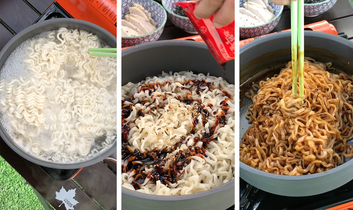 Ramyeon wrap Chicken Cheese - THAI NIPPON FOODS CO., LTD