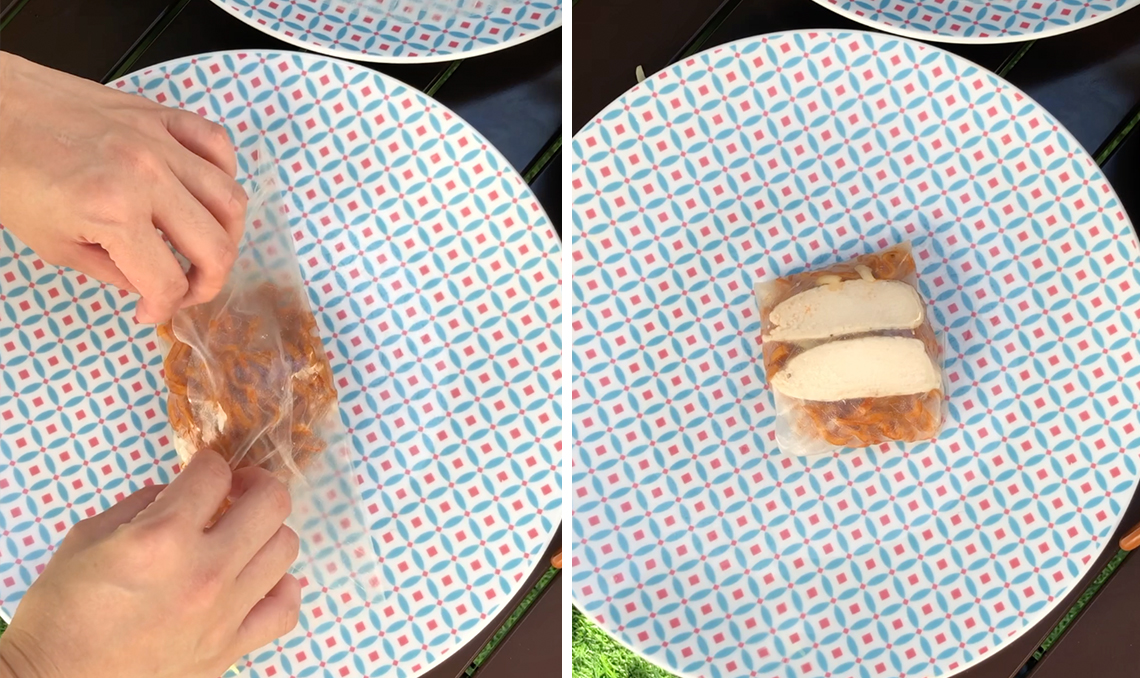 Ramyeon wrap Chicken Cheese - THAI NIPPON FOODS CO., LTD