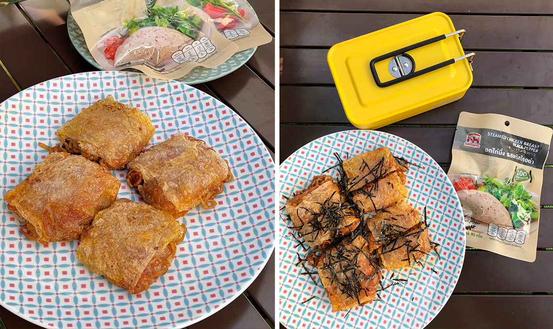 Ramyeon wrap Chicken Cheese - THAI NIPPON FOODS CO., LTD