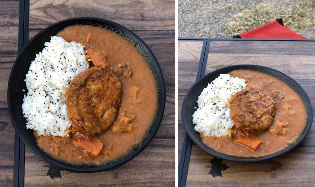 Pork Hamburg Demi-glace sauce Curry rice - THAI NIPPON FOODS CO., LTD