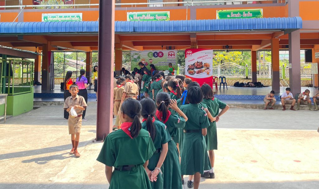 CSR Activity at Wat Sri Pracha School | Thai Nippon Foods