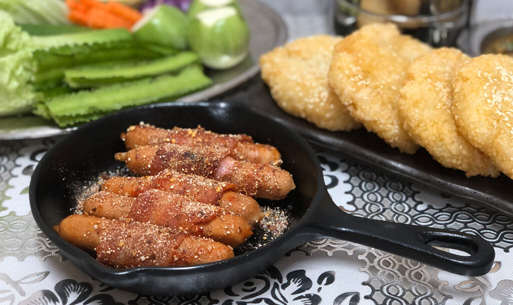 Bacon Sausage with Spicy Larb in Thai-Isan Style - THAI NIPPON FOODS CO ...